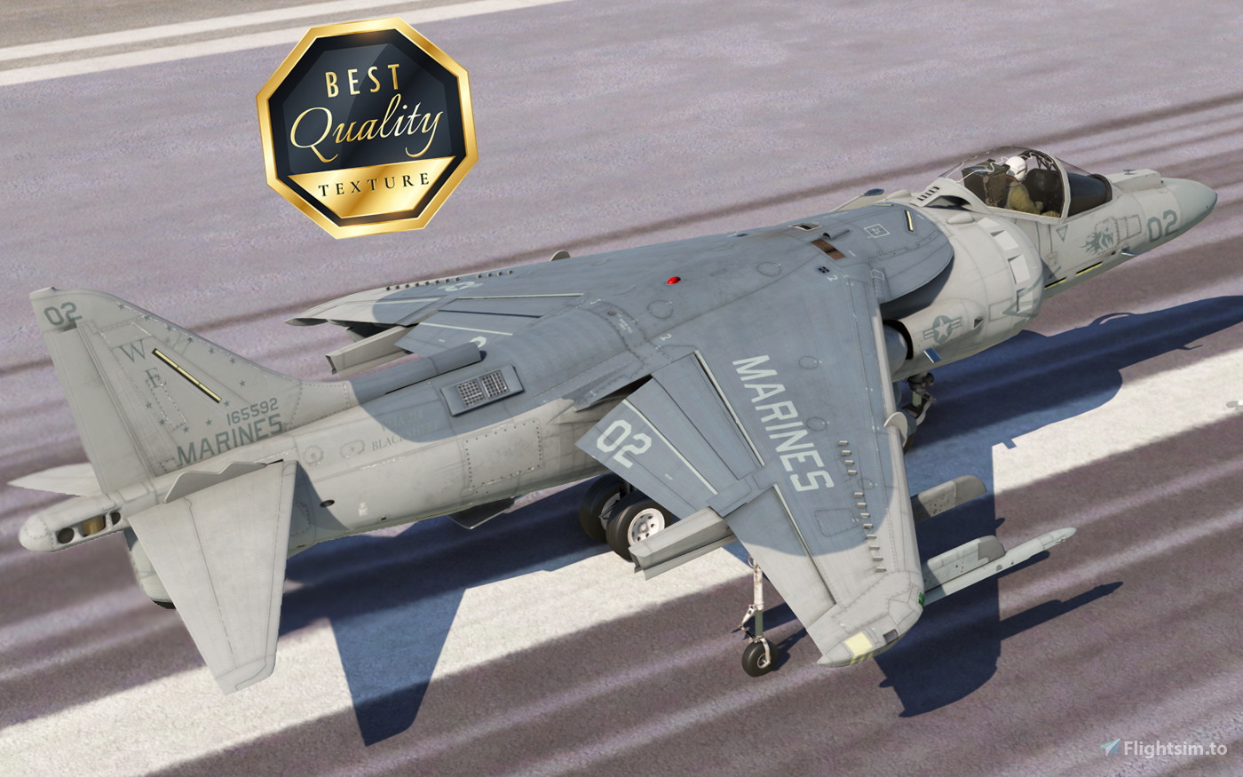 AV-8B Harrier II PLUS pack for Microsoft Flight Simulator | MSFS