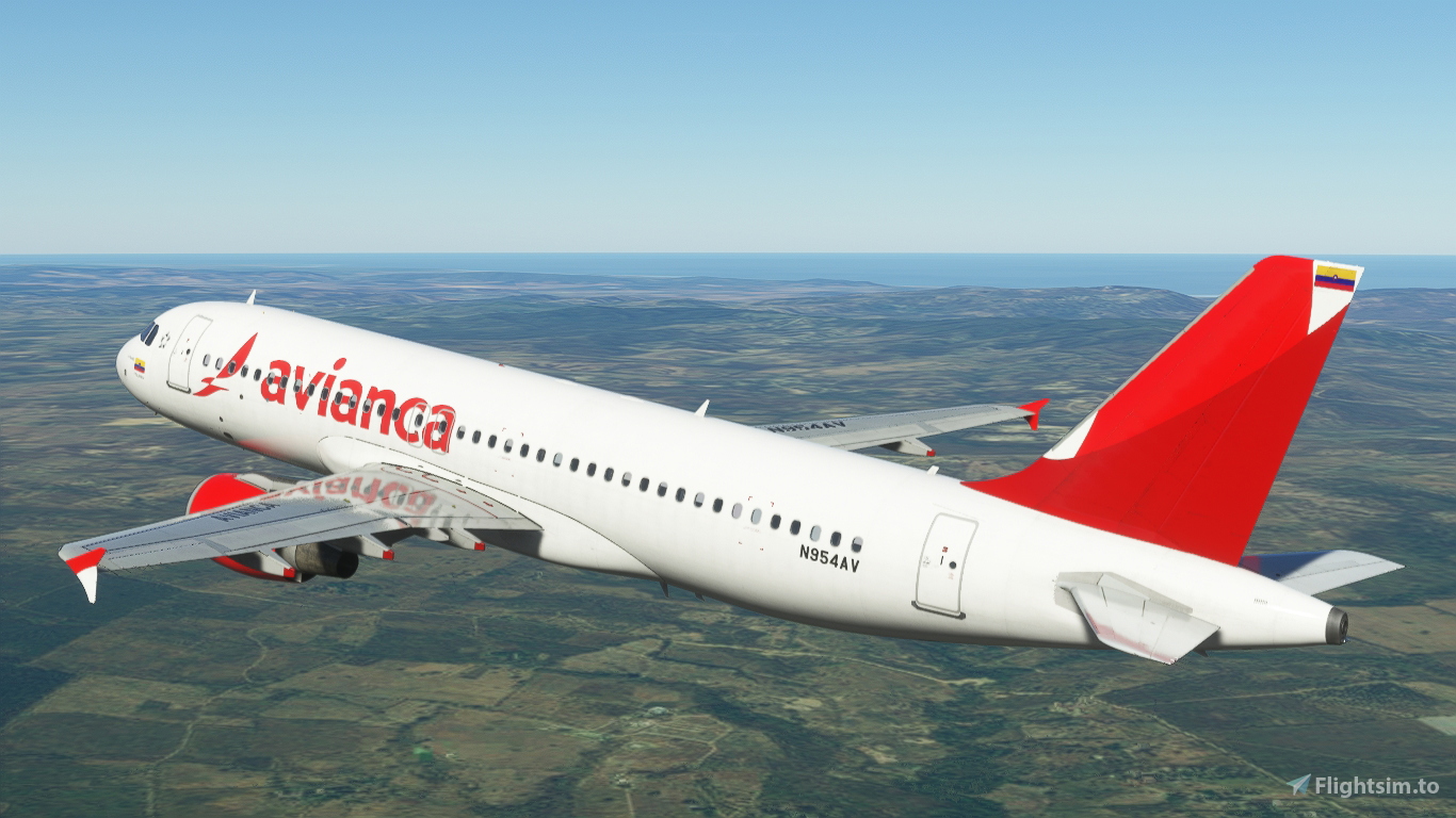 avianca N954AV for Microsoft Flight Simulator | MSFS