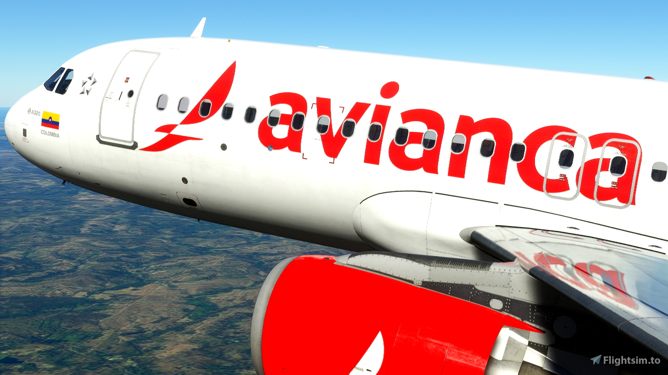 avianca N954AV for Microsoft Flight Simulator | MSFS