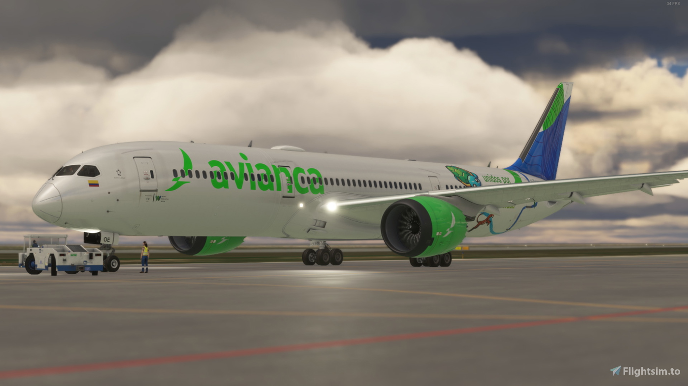 avianca-UNIDOS POR LA BIODIVERSIDAD//N799AV for Microsoft Flight ...