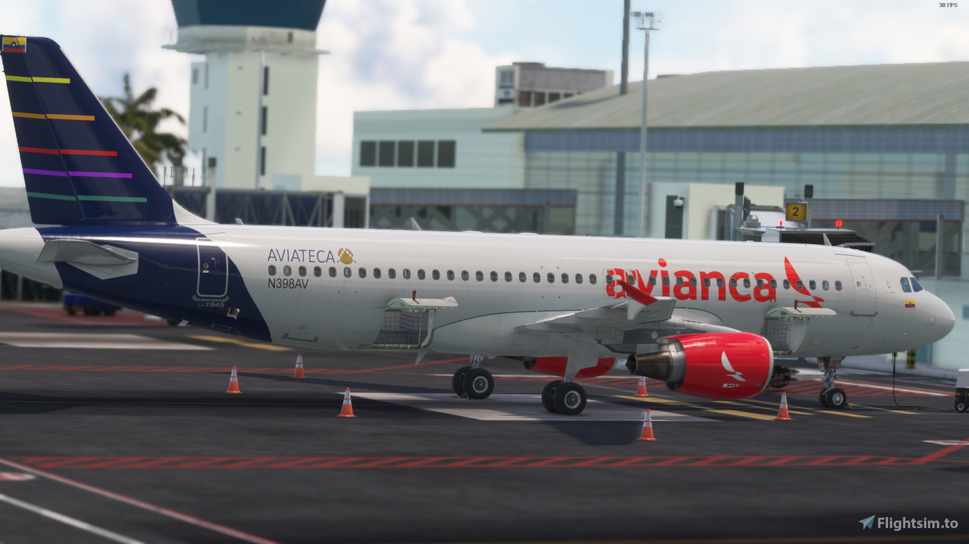 Avianca x aviateca N398AV CFM (4k) V2B2 for Microsoft Flight Simulator ...