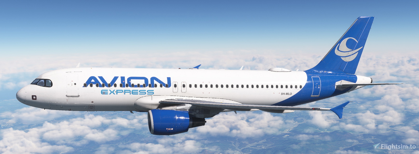 Avion Express A320 IAE Fenix V2 8k for Microsoft Flight Simulator | MSFS