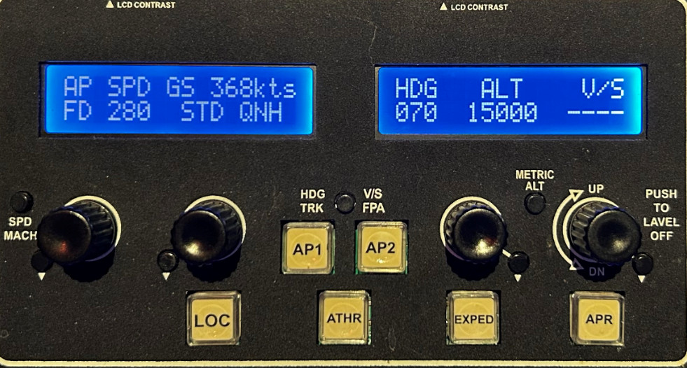 AXIS AND OHs VRinsight MCP COMBO II Templates for FENIX A320 - MSFS Add ...