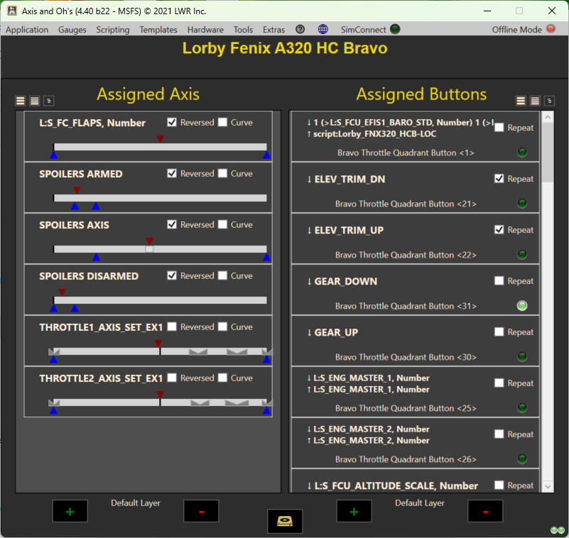 AxisAndOhs Templates for HoneyComb Bravo TQ for Microsoft Flight ...