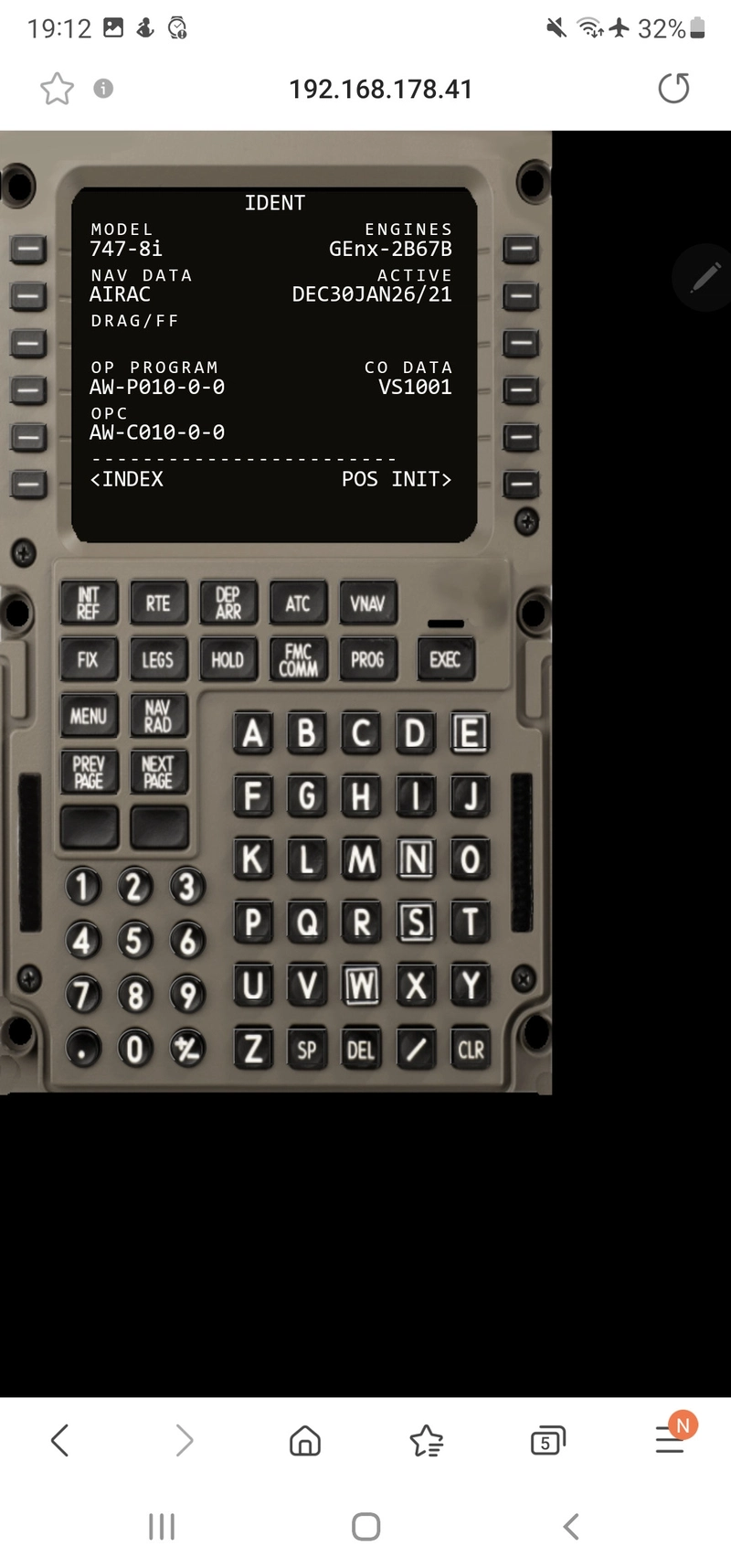 AxisAndOhs Web FMCs for Microsoft Flight Simulator | MSFS