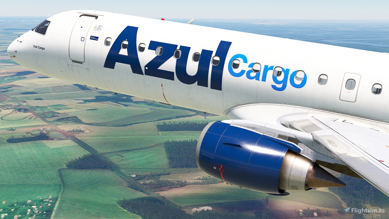 Azul Cargo PR-AYO Embraer 195 for Microsoft Flight Simulator | MSFS