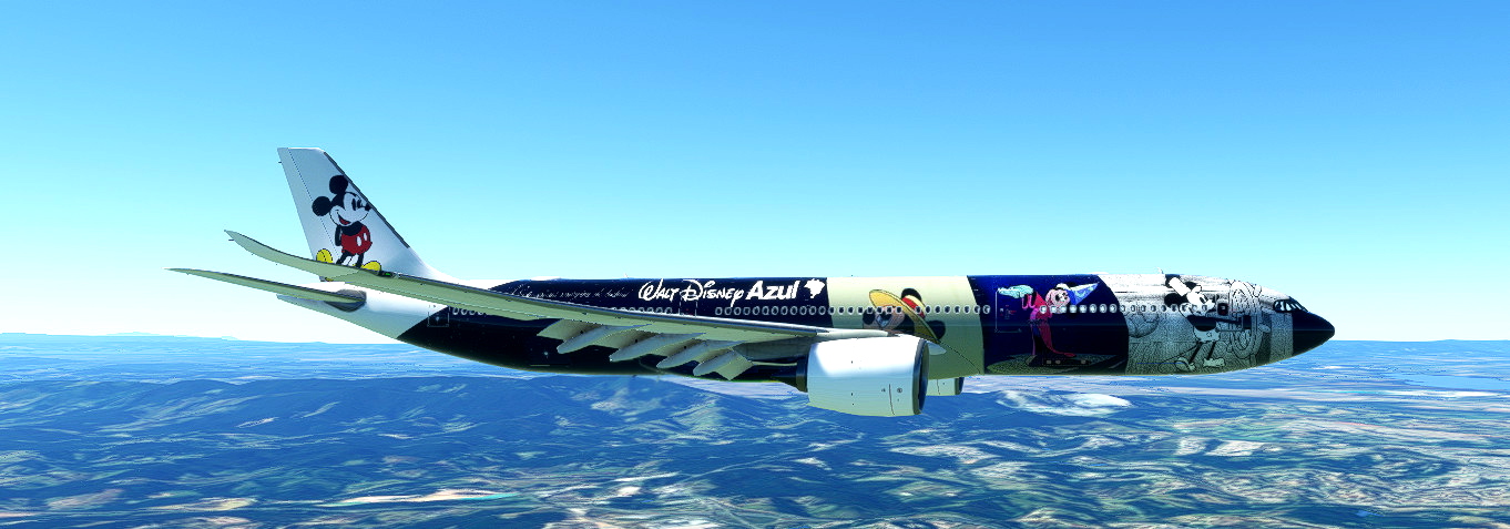 AZUL MICKEY MOUSE A330-900 (FICTIONAL) paint by AeroPaint_Design pour ...