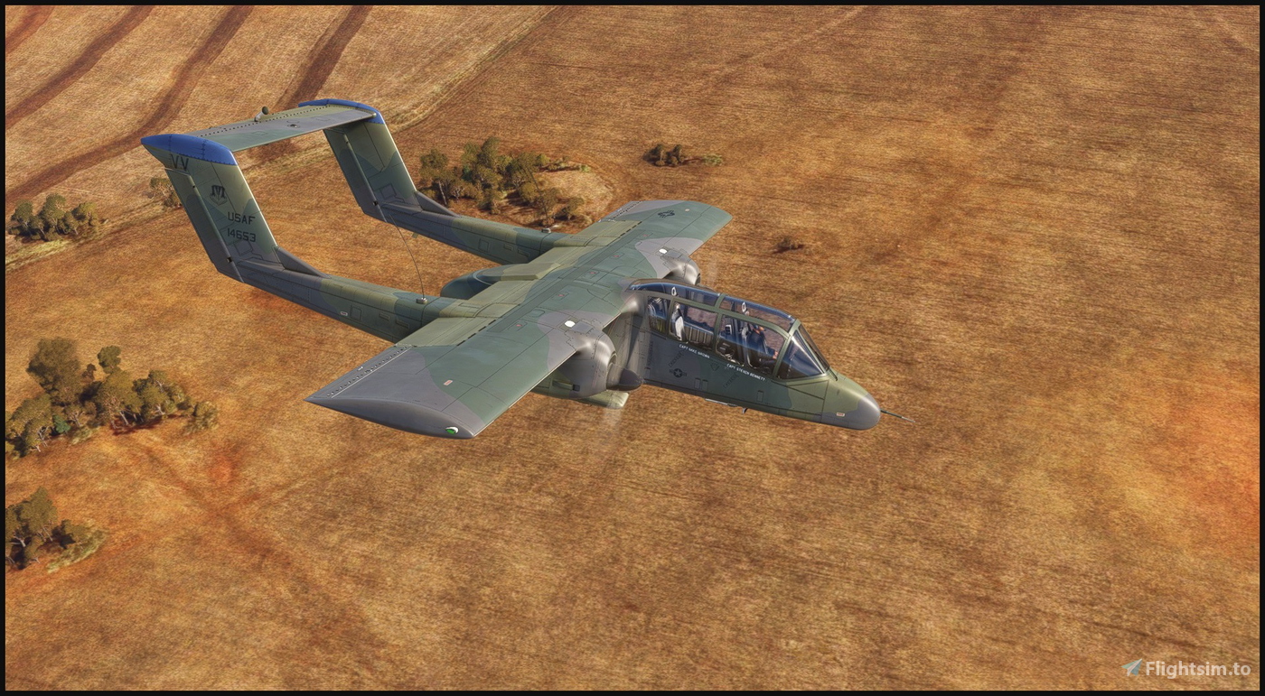 Azurploy Bronco OV-10A 27th TASS George AFB. USAF Euro 1 Paint. for ...