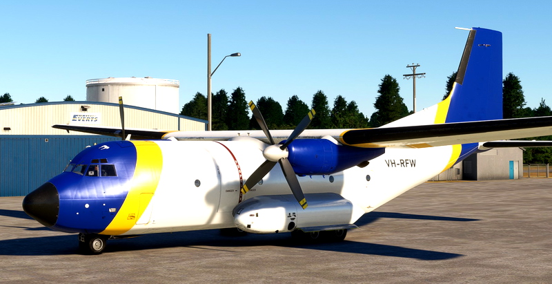 Azurpoly C-160 Australian Transall VH-RFW Firefighter as requested for ...