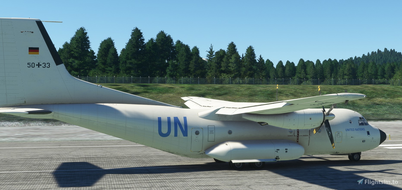 Azurpoly C-160 Transall German Luftwaffe – 5033 (UN Mission) for ...