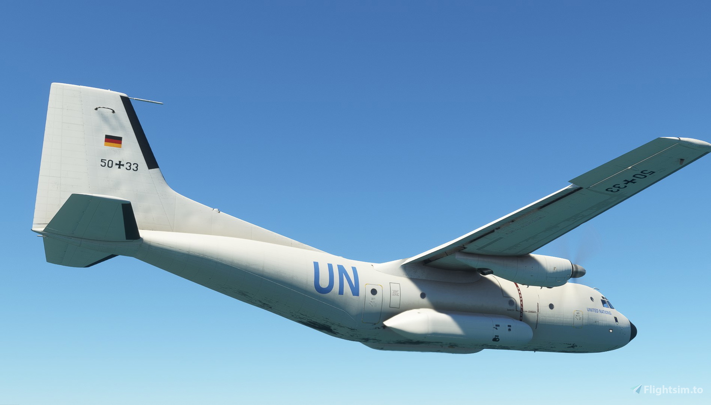 Azurpoly C-160 Transall German Luftwaffe – 5033 (UN Mission) for ...