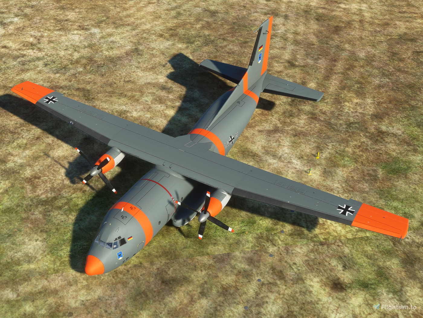 Azurpoly C-160 Transall German Luftwaffe LTG 61 -1401 for Microsoft ...