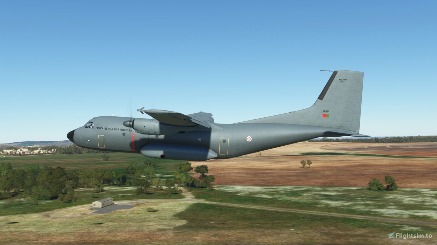 Azurpoly C-160 Transall Portuguese Airforce for Microsoft Flight Simulator | MSFS