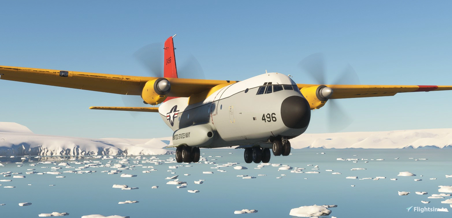 Azurpoly C-160 Transall US NAVY 0496 (SAR Livery) - MSFS Add-on ...