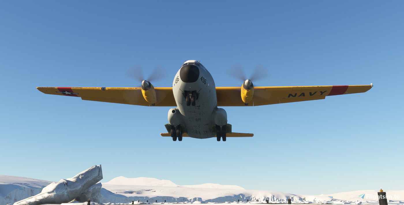 Azurpoly C-160 Transall US NAVY 0496 (SAR Livery) para Microsoft Flight ...