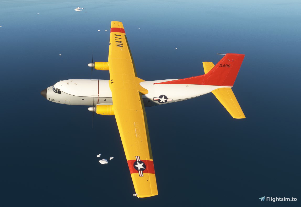 Azurpoly C-160 Transall US NAVY 0496 (SAR Livery) para Microsoft Flight ...