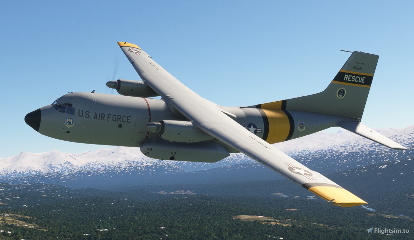 Azurpoly C-160 United States Air Force 20019 „Search and Rescue“ as ...