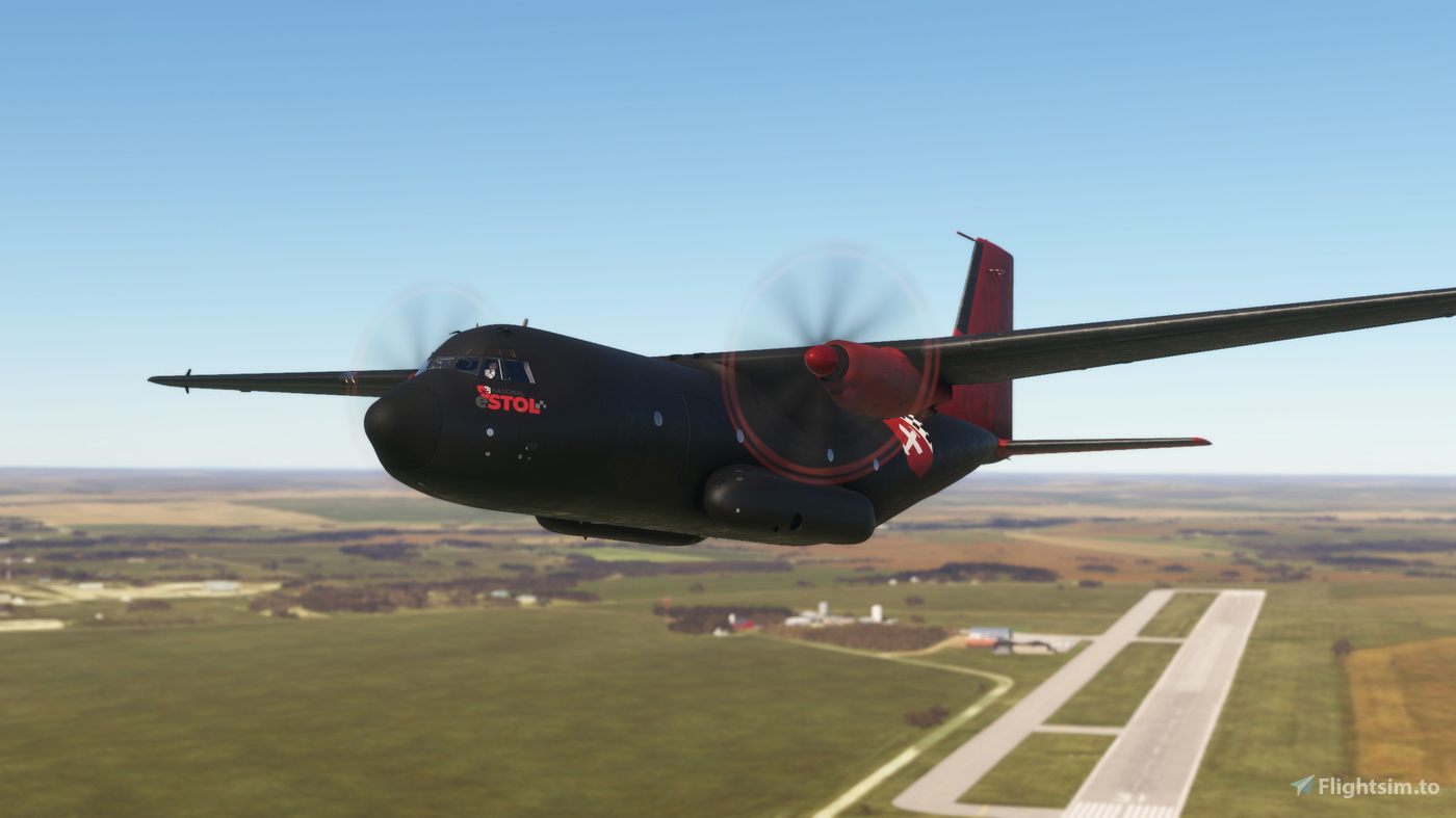 Azurpoly Transall C-160 Nationa eSTOL Livery for Microsoft Flight Simulator | MSFS