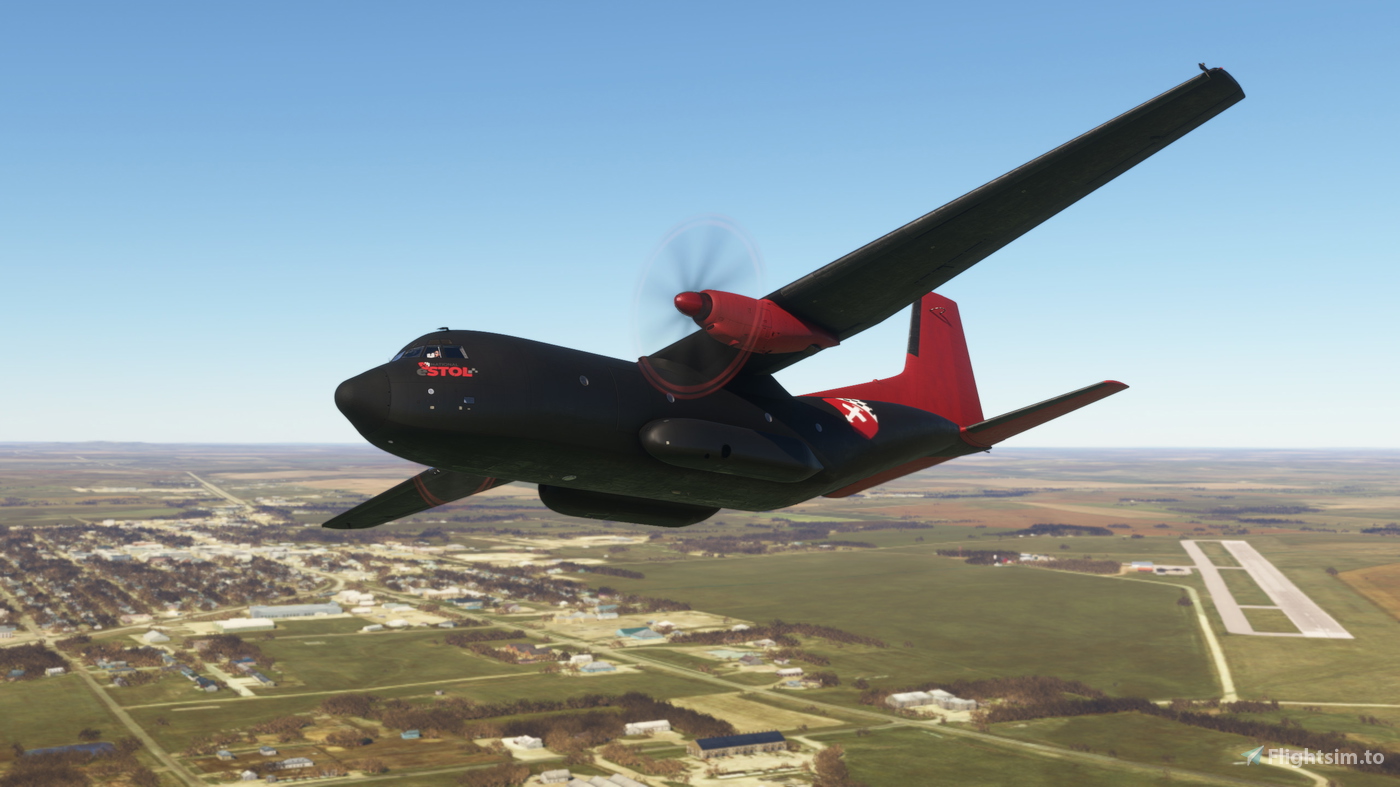 Azurpoly Transall C-160 Nationa eSTOL Livery for Microsoft Flight Simulator | MSFS