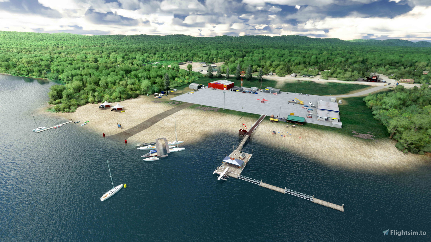 B09 – Big Bay Seaplane Base, Big Bay, Michigan (fictional) for ...