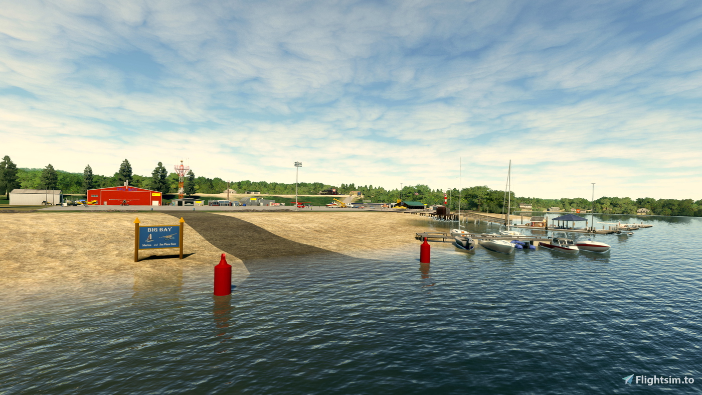 B09 – Big Bay Seaplane Base, Big Bay, Michigan (fictional) for ...