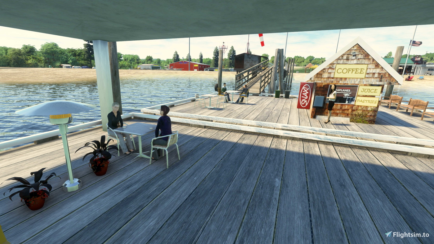 B09 – Big Bay Seaplane Base, Big Bay, Michigan (fictional) for ...