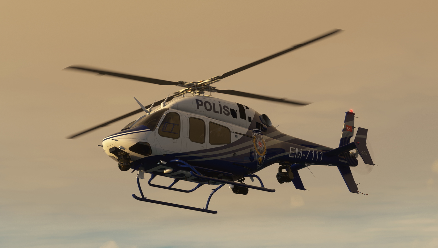 B429 Türkiye Police (8K) pour Microsoft Flight Simulator | MSFS