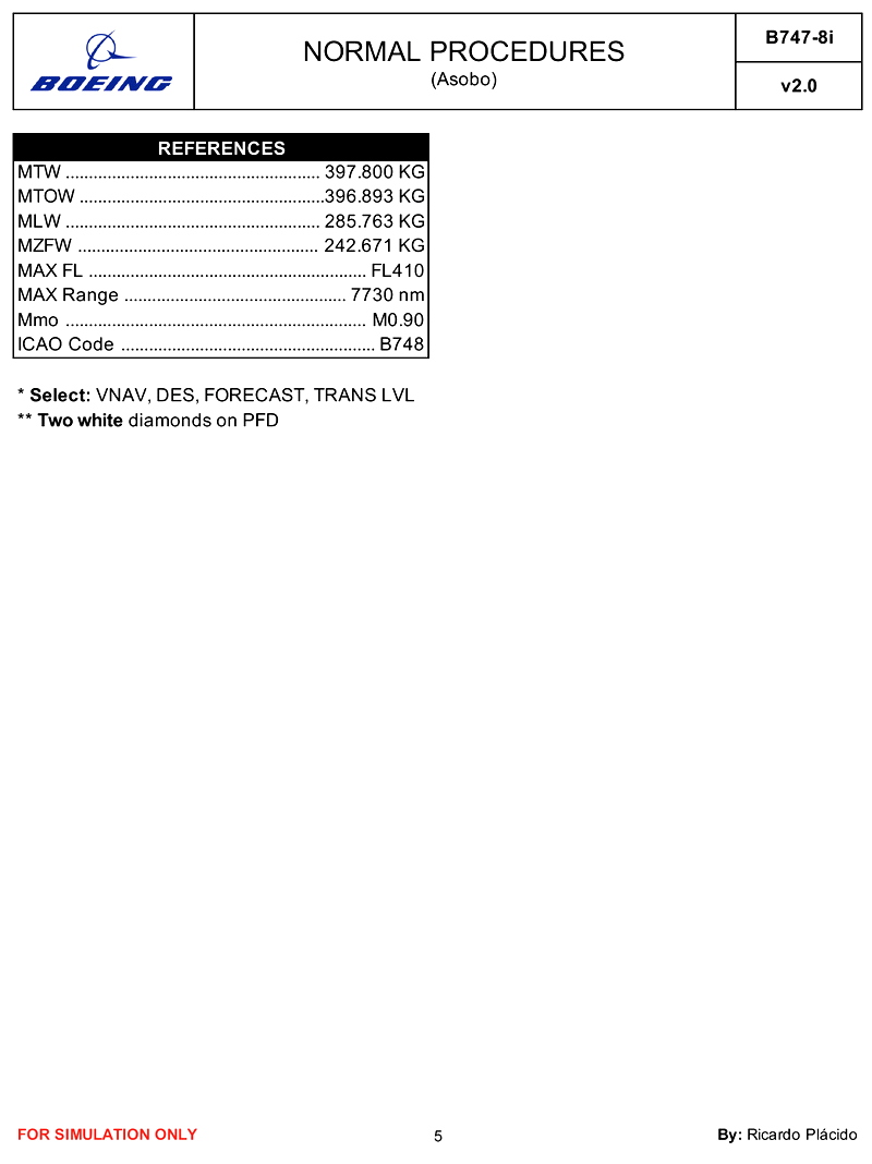 B747-8i Normal Procedures for Microsoft Flight Simulator | MSFS