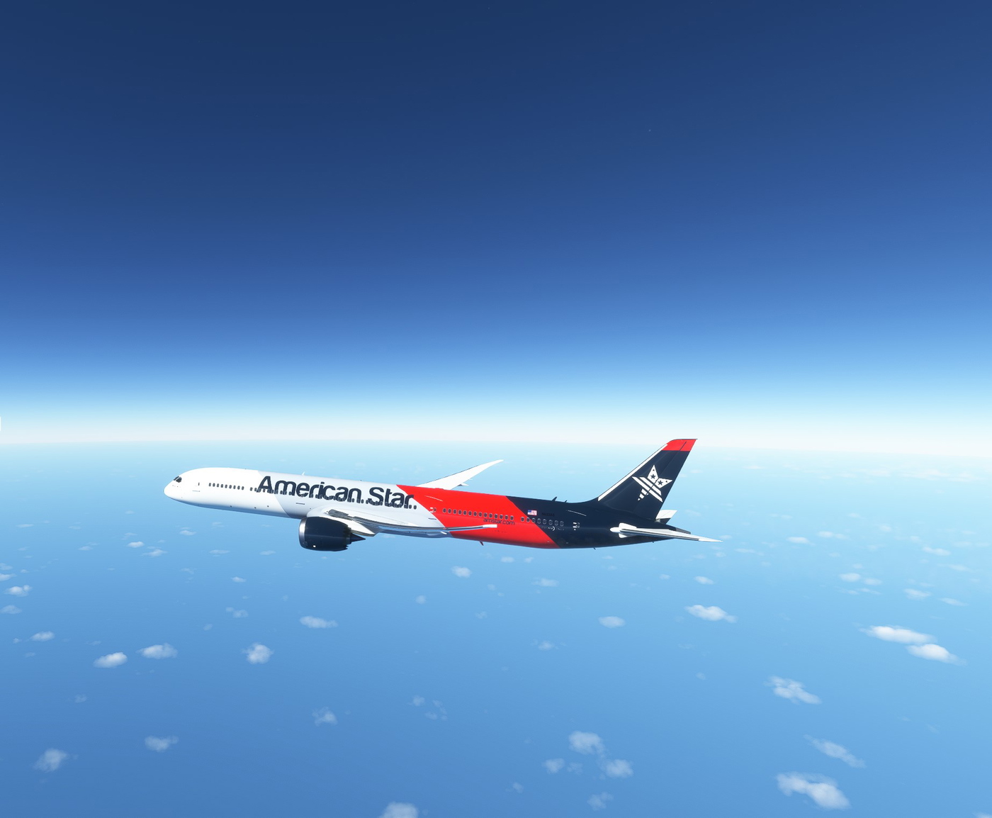 B787-10 "American Star" Los Angeles Branch [Fictional] for Microsoft ...