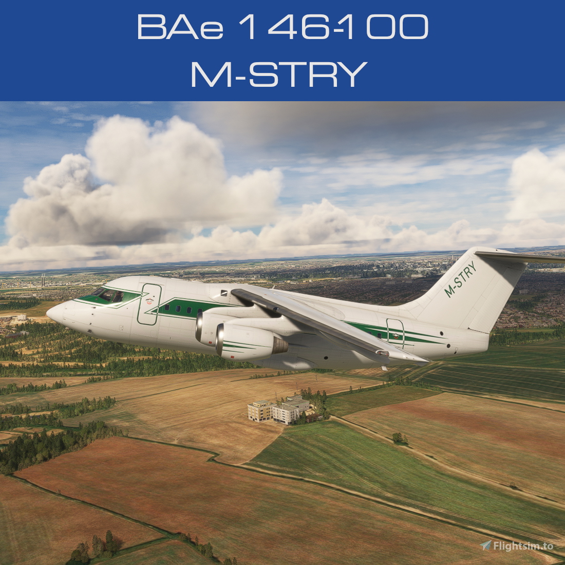 BAe 146-100 M-STRY pour Microsoft Flight Simulator | MSFS