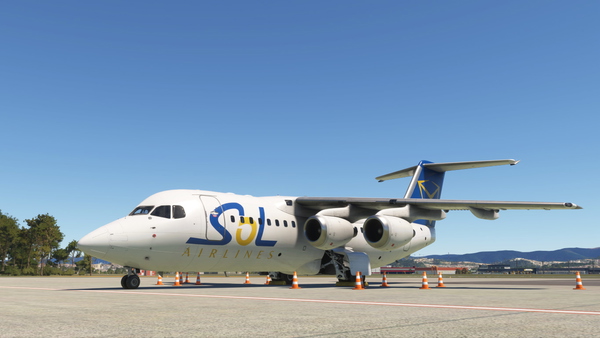 JF BAe 146-300 (RJ100) British Airways G-BZAV 'Chelsea Rose' Livery for ...