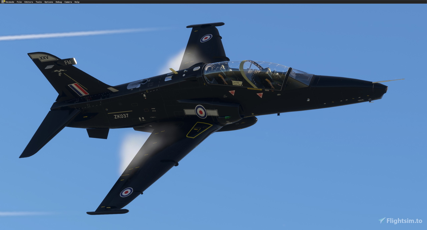 BAE Hawk T.2 RAF 25 Sqn livery pack for Microsoft Flight Simulator | MSFS