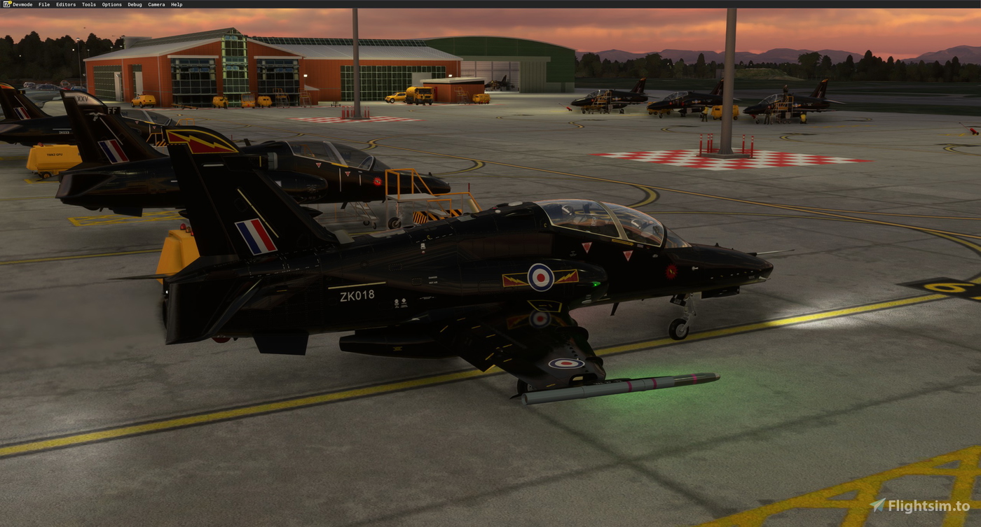 BAE Hawk T.2 RAF 4 Sqn livery pack for Microsoft Flight Simulator | MSFS