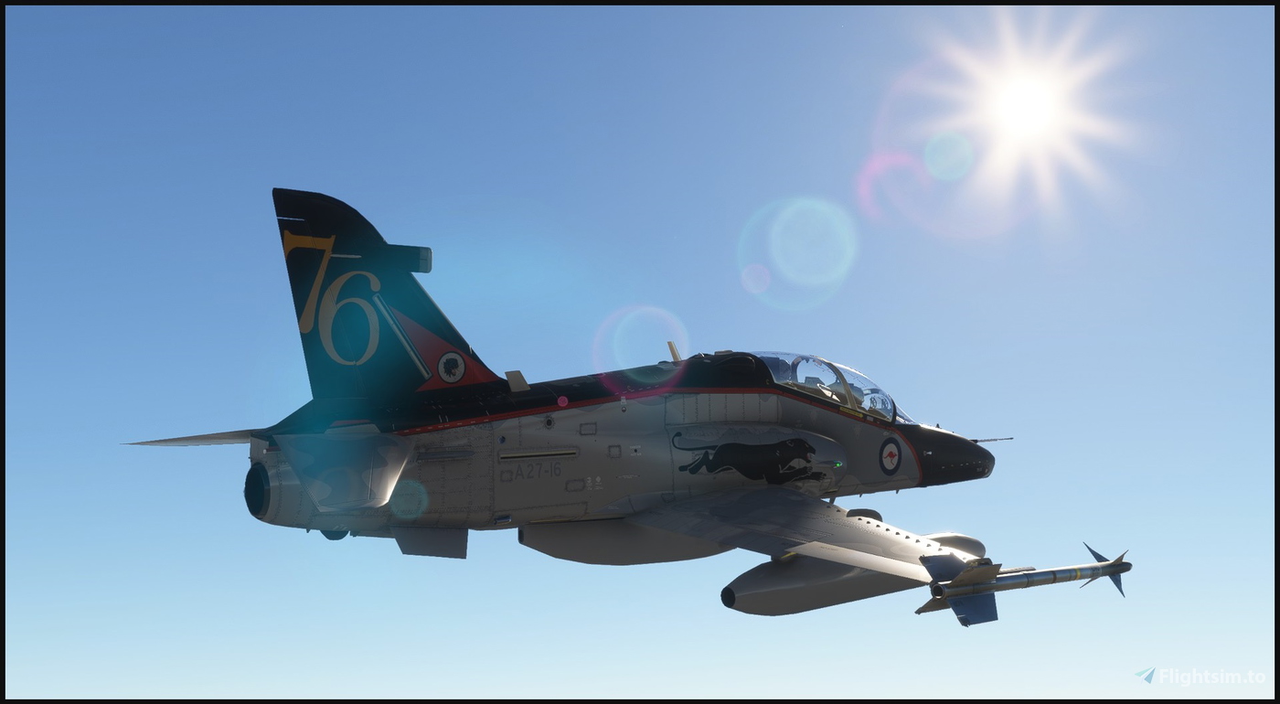 BAE Systems Hawk 127 LIFT "RAAF A27-16, No 76 Sqn" for Microsoft Flight ...