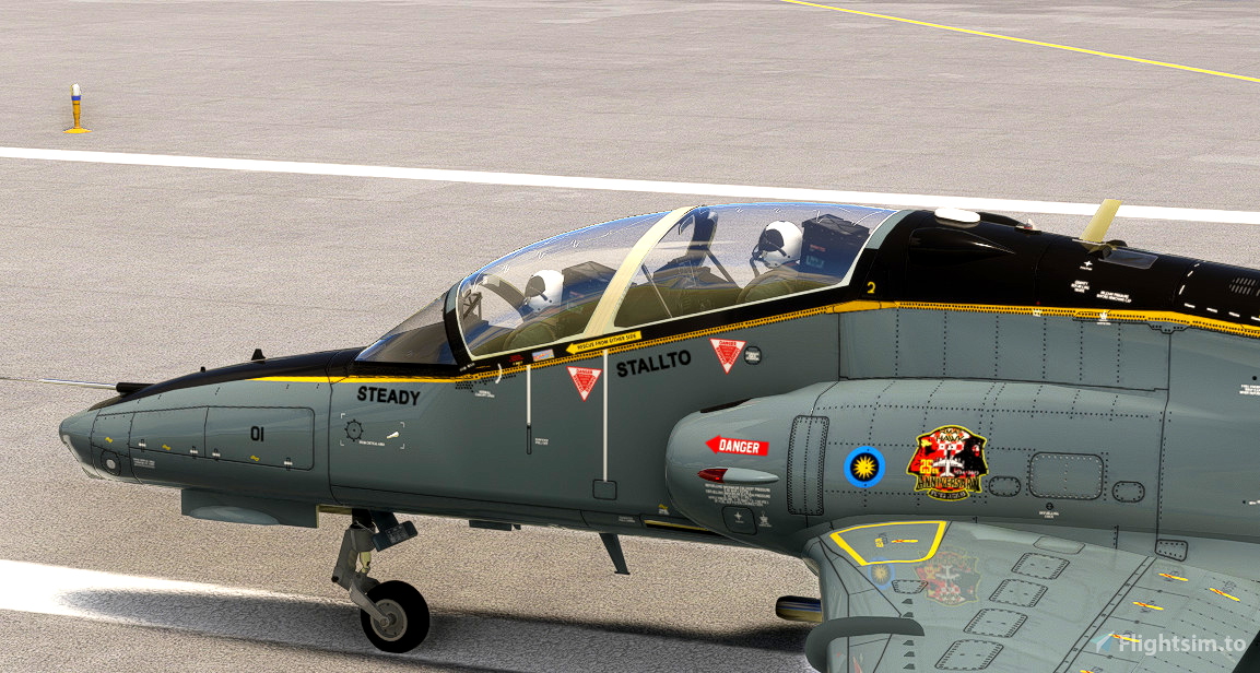 BAE Systems Hawk 127 Royal Malaysian Air Force 25th Anniversary Livery ...