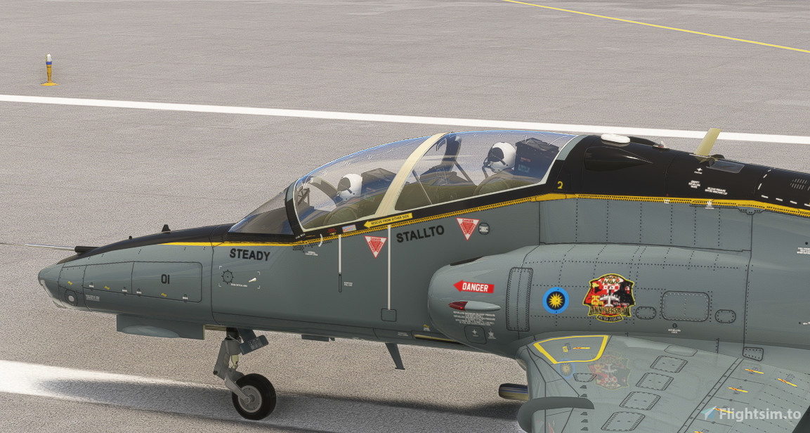 BAE Systems Hawk 127 Royal Malaysian Air Force 25th Anniversary Livery ...