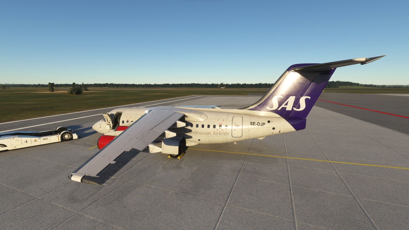 BAe146-100 Transwede opf SAS for Microsoft Flight Simulator | MSFS