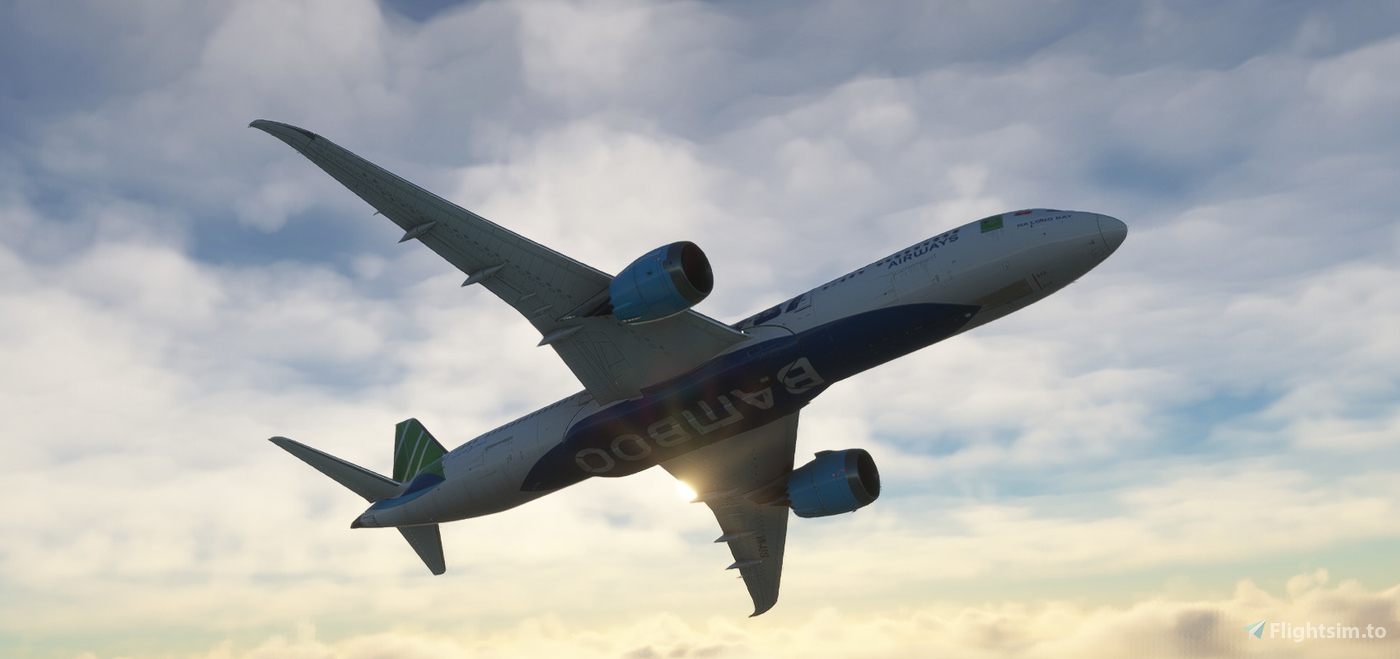 BAMBOO AIRWAYS - 1st (8K) 787 GE [VN-A819] for Boeing 787-9 HorizonSim for Microsoft Flight ...