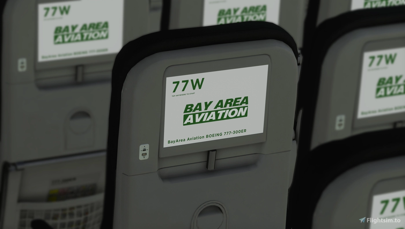 Bay Area Aviation (N086AE) PMDG 777-300ER - 8K for Microsoft Flight ...