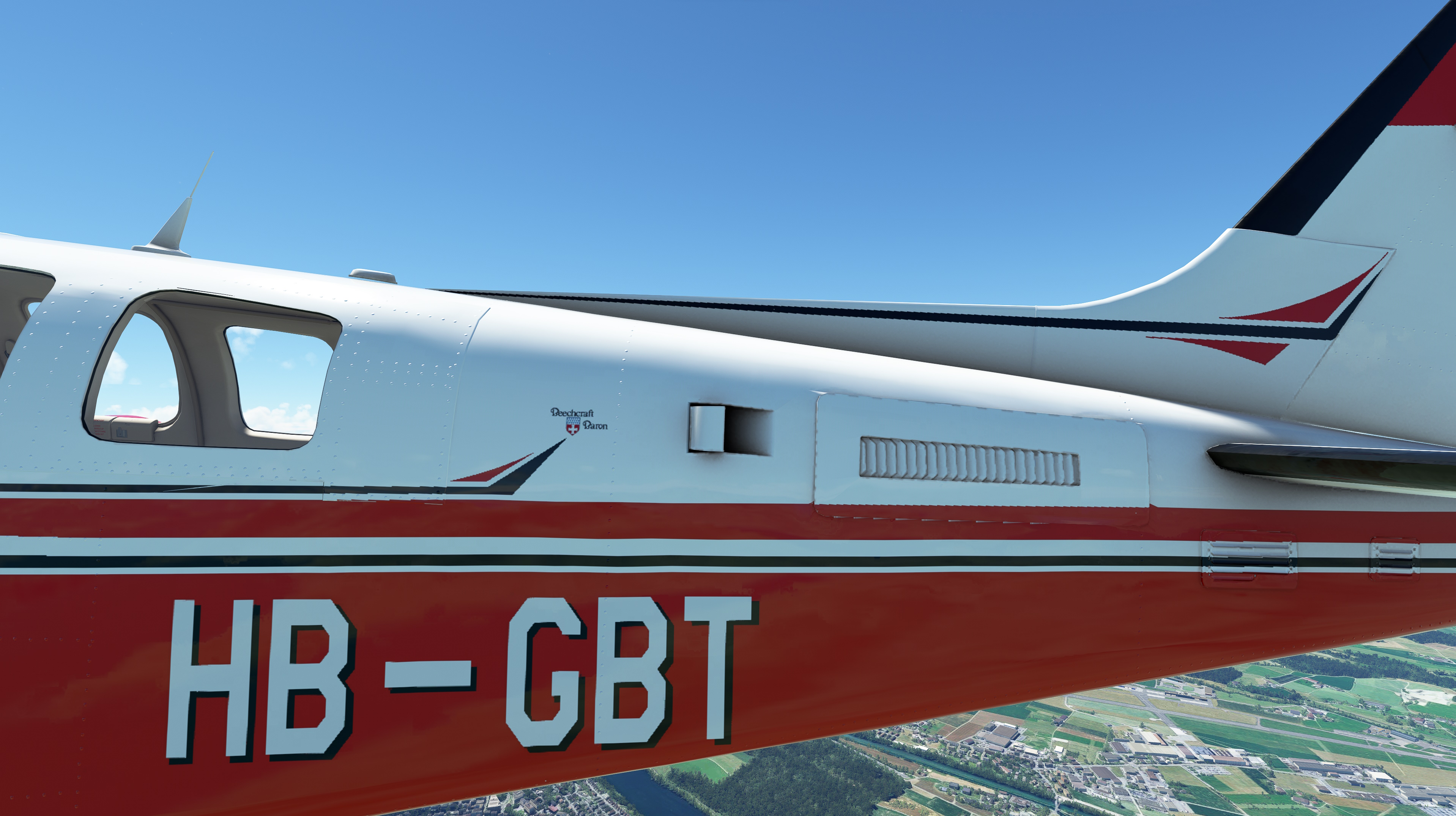 Beech Baron G58 HB-GBT also with analog Cockpit - MSFS Add-on ...