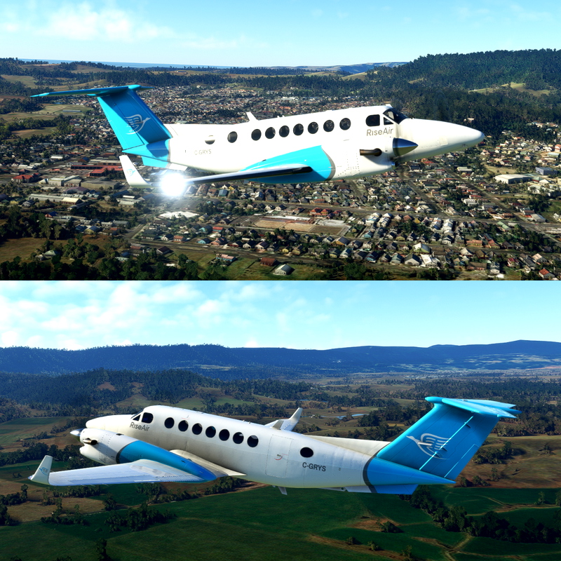 Beechcraft King Air 350 Rise Air for Microsoft Flight Simulator | MSFS
