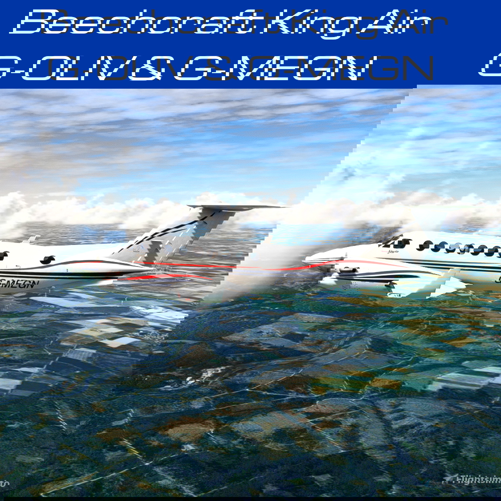 Beechcraft King Air 350 G-OLIV and G-MEGN for Microsoft Flight ...