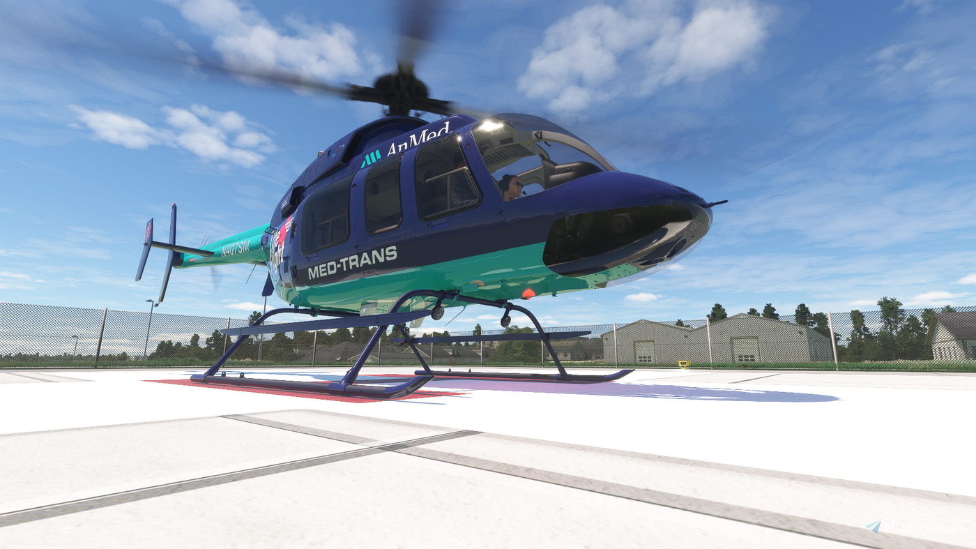 BELL 407 | N407SM | Anmed LifeFlight for Microsoft Flight Simulator | MSFS