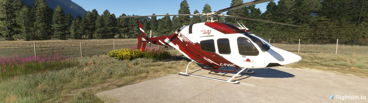 Bell 429 C-FVHC Valley Helicopters for Microsoft Flight Simulator | MSFS