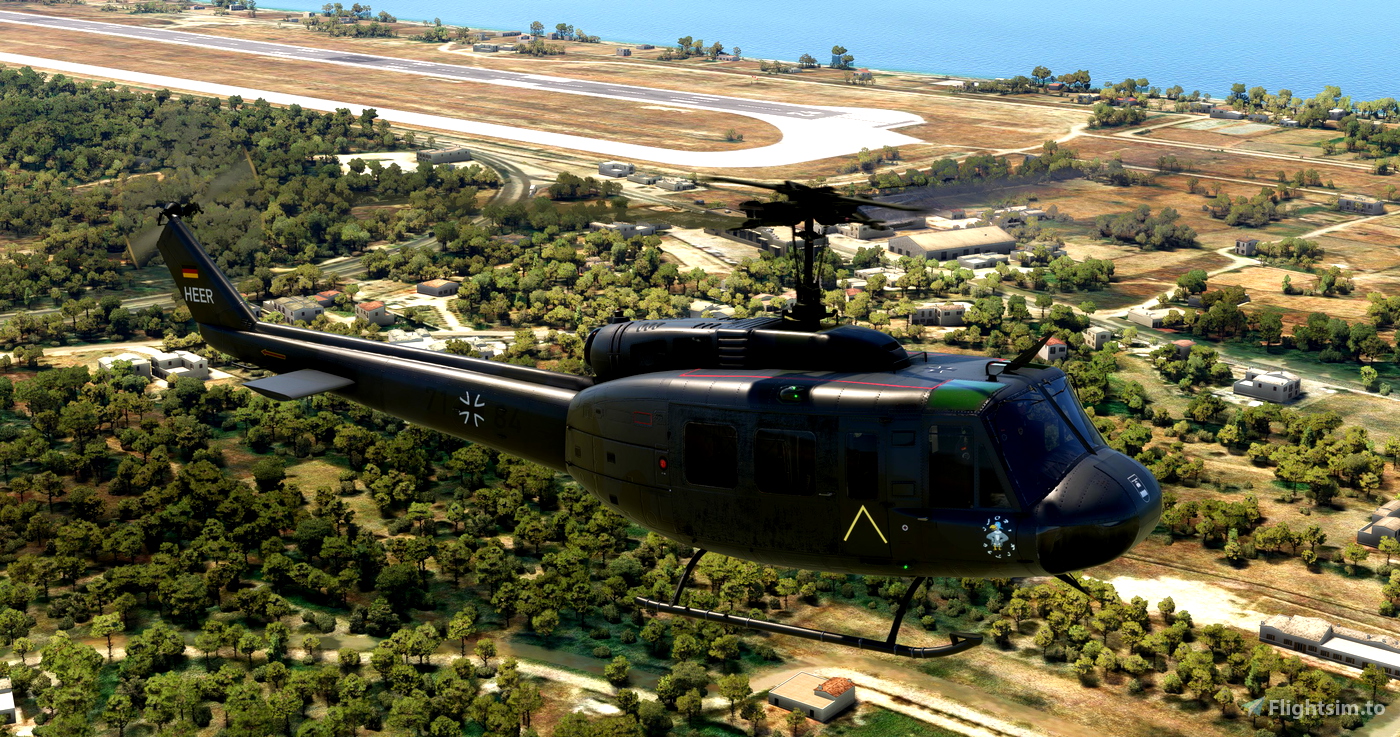 Bell UH-1D THRgt10 GAF 71+84 for Microsoft Flight Simulator | MSFS