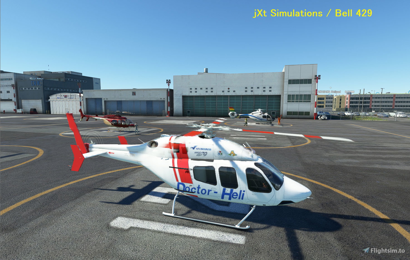 Default Bell407 / jXt Bell429 Imploved Stable Flight model v1.0 Bell ...