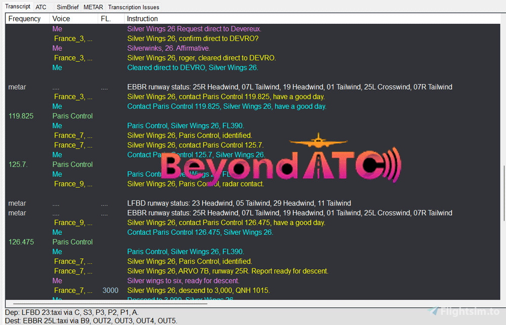 Beyond ATC LOG Scanner 4.08 for Microsoft Flight Simulator | MSFS