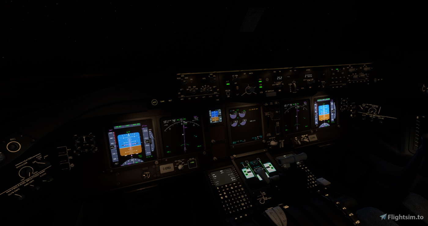 Biege Lighting Captain Sim 767/777 对于 Microsoft Flight Simulator | MSFS