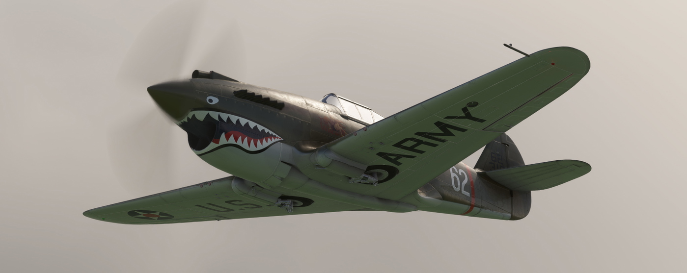 Big Radials P-40B Fictional Livery "The Wisewolf" for Microsoft Flight ...