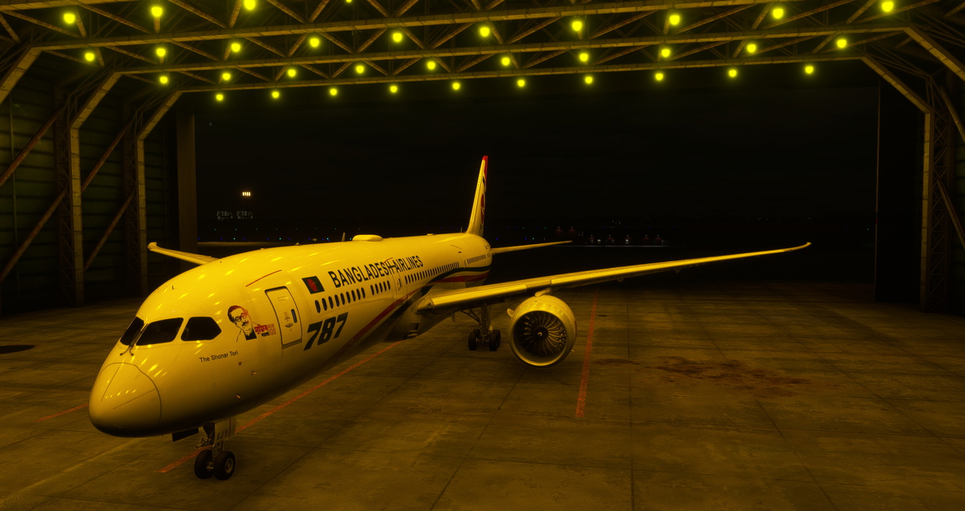 Biman 787-9 S2-AJY livery for Horizonsim 789 对于 Microsoft Flight ...
